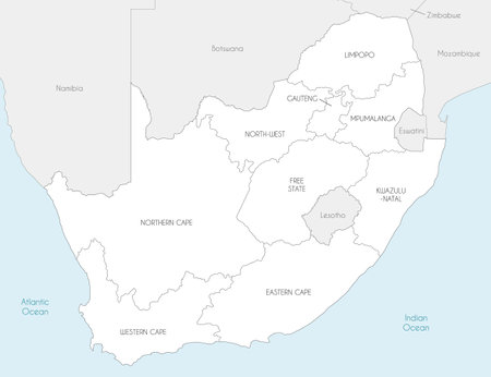 Vector of Vector map of South Africa - ID:1-193023750 - Royalty Free ...