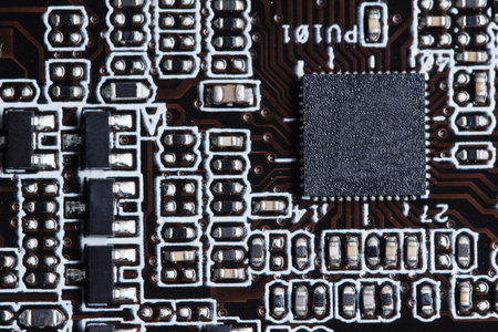 Electronic chip - Stock Image - Everypixel