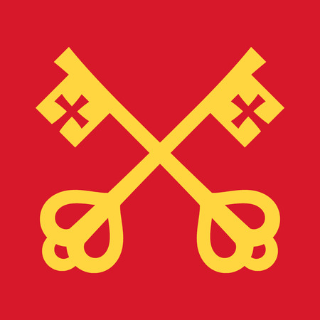 Vector of The keys of St.Peter (Keys to - ID:88617927 - Royalty Free ...