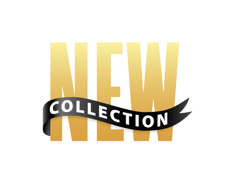 Vector of New collection gold text with - ID:1-121988394 - Royalty Free ...
