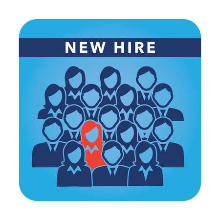 Vector of New Hire Button Portraying - ID:1-56169305 - Royalty Free ...