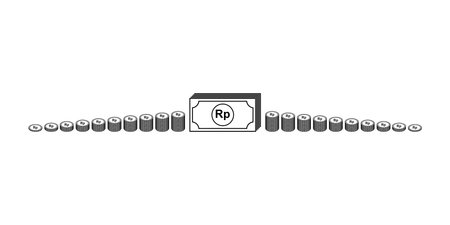 Indonesia Currency Symbol, Indonesian Rupiah Icon, IDR Sign. Vector ...