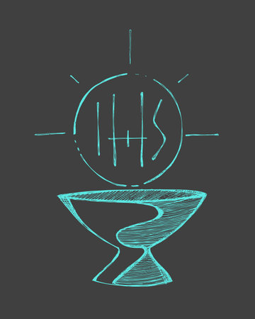 Eucharistic Host Drawing