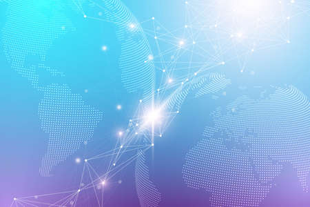 Quantum computer technology concept. Deep learning artificial ...