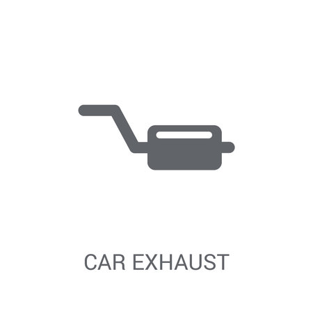 Vector of car exhaust icon. Trendy car - ID:1-111989301 - Royalty Free ...