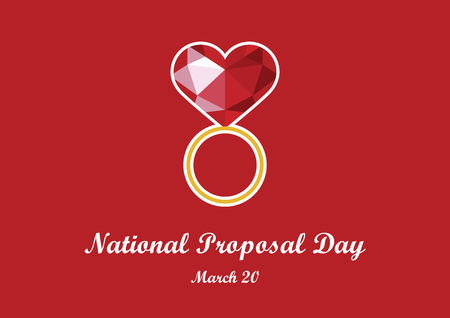 Vector of National Proposal Day vector. - ID:1-118202962 - Royalty Free ...
