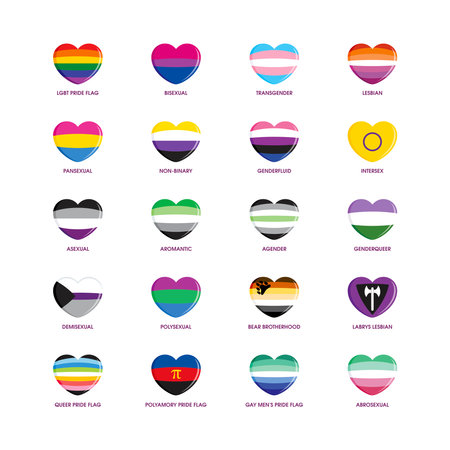 Vector of Different pride flag meanings - ID:206237780 - Royalty Free ...