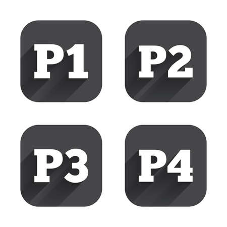 Vector of Car parking icons. First, - ID:1-53028926 - Royalty Free ...