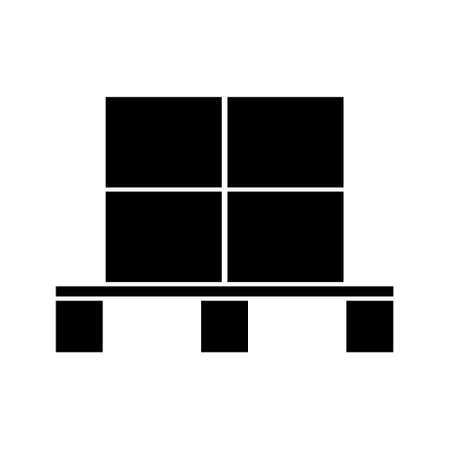 Vector of Freight pallet with boxes, - ID:1-144065841 - Royalty Free ...