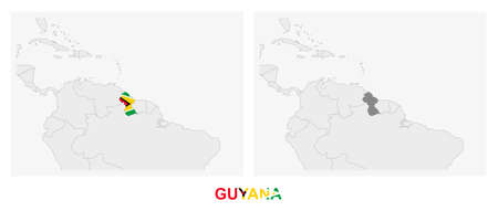 Vector of Two versions of the map of - ID:151292918 - Royalty Free ...