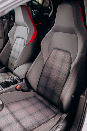 Vinnitsa, Ukraine - June 01, 2021. Volkswagen Golf 8 GTI - new model ...