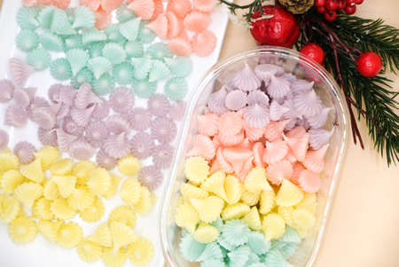 Khanom Alua. Thai dessert made of wheat flour, coconut milk and sugar.の ...