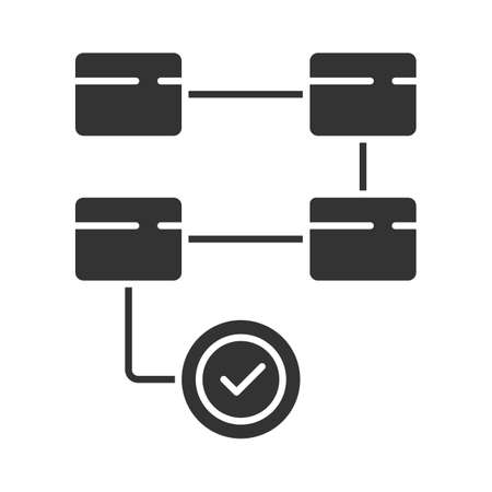 Vector of Activity diagram glyph icon. - ID:1-128370475 - Royalty Free ...