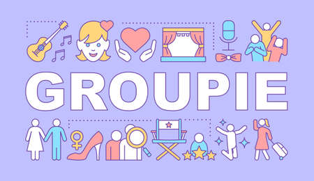 Vector of Groupie word concepts banner. - ID:1-129261870 - Royalty Free ...