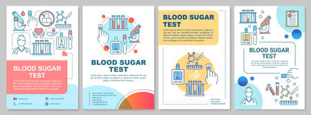 Vector of Blood sugar test brochure - ID:1-129559389 - Royalty Free ...