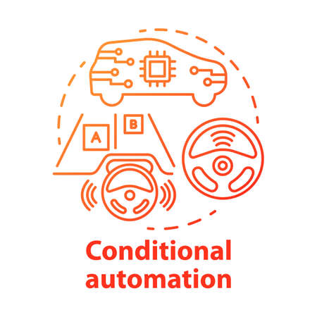 Vector of Conditional automation concept - ID:1-129877876 - Royalty ...