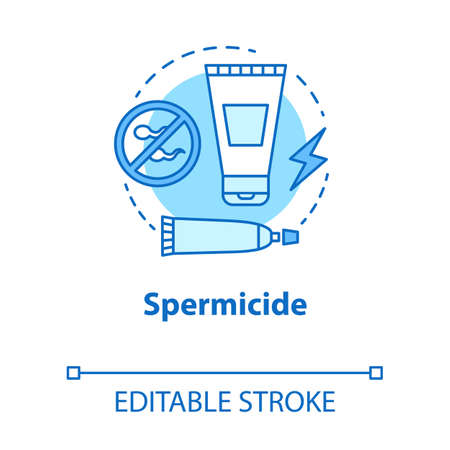 Vector of Spermicide concept icon. Safe - ID:1-133528788 - Royalty Free ...