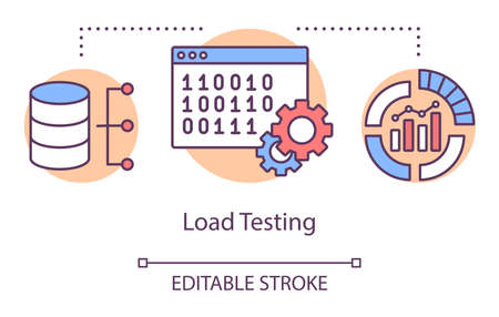 Vector of Load testing concept icon. - ID:134834868 - Royalty Free ...