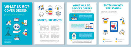 Vector of What is 5g brochure template. - ID:1-137396600 - Royalty Free ...