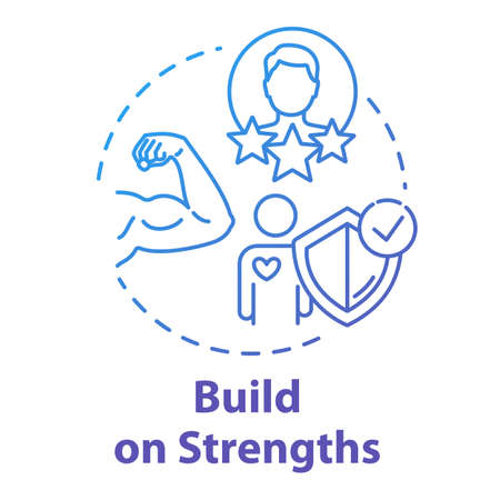 Vector of Build on strengths concept - ID:1-140702104 - Royalty Free ...