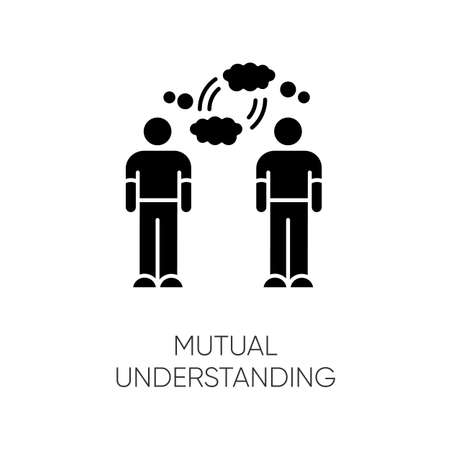 Vector of Mutual understanding black - ID:1-142184971 - Royalty Free ...