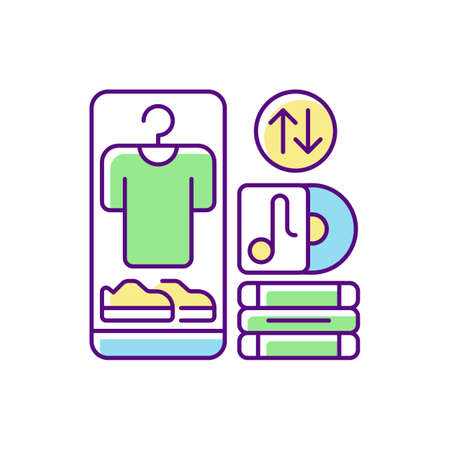 Vector of Swap meet RGB color icon. - ID:1-156733086 - Royalty Free ...