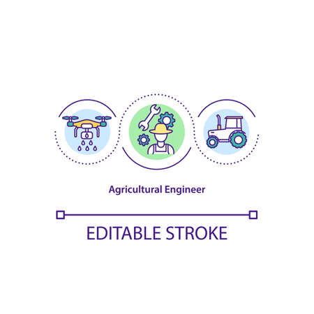 Vector of Agricultural engineer concept - ID:1-158921006 - Royalty Free ...