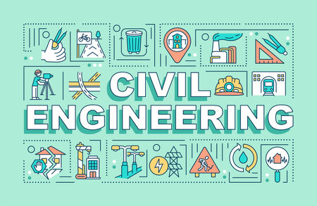 Vector of Civil engineering word - ID:1-161090113 - Royalty Free Image ...