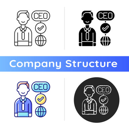 Vector of CEO icon. Chief executive - ID:1-162369808 - Royalty Free ...
