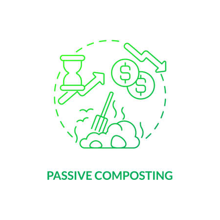 Vector of Passive composting concept - ID:163298130 - Royalty Free ...