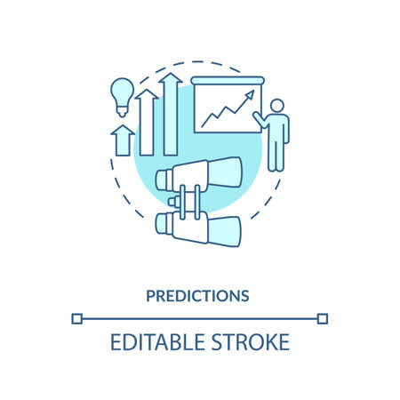 Vector of Predictions concept icon. - ID:1-164574178 - Royalty Free ...