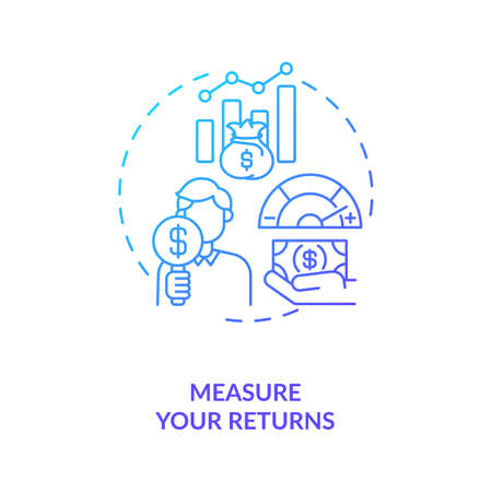 Vector of Measuring returns concept - ID:1-166500855 - Royalty Free ...