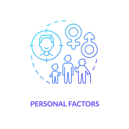 Vector of Personal factors concept icon. - ID:1-168636599 - Royalty ...