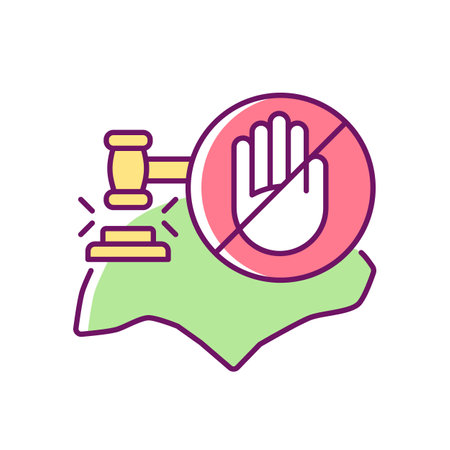 Vector of Fines and prohibitions RGB - ID:1-175667232 - Royalty Free ...