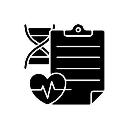 Vector of Measuring outcomes black glyph - ID:176035307 - Royalty Free ...