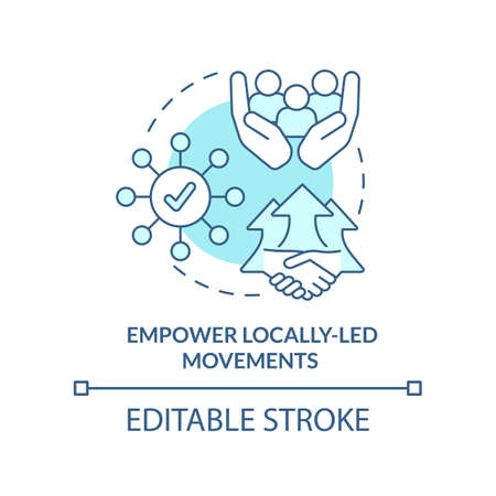 Vector of Empower locally led movements - ID:1-187501571 - Royalty Free ...