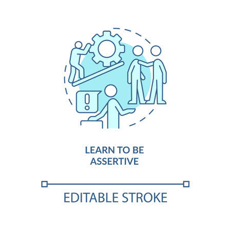 Vector of Learn to be assertive - ID:1-192718395 - Royalty Free Image ...