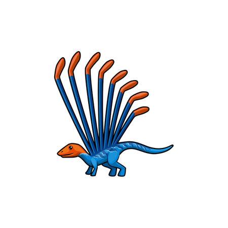 Vector of Spinosaurus isolated spine - ID:1-165541391 - Royalty Free ...