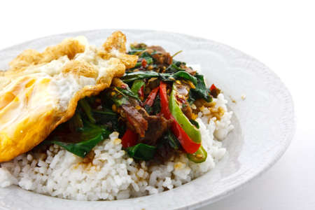 Thai food, kapao mooの写真素材 [40011665709] - イメージマート