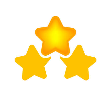 Vector of three stars icon cute isolated - ID:1-149332681 - Royalty ...