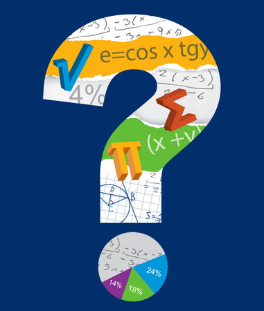 Vector of Math question mark. - ID:1-53434240 - Royalty Free Image ...