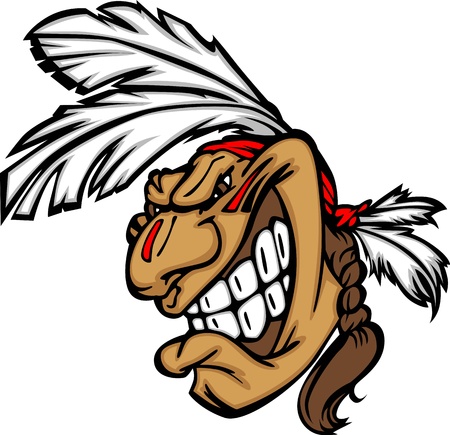 Vector of Cartoon Native American Indian - ID:1-14567549 - Royalty Free ...