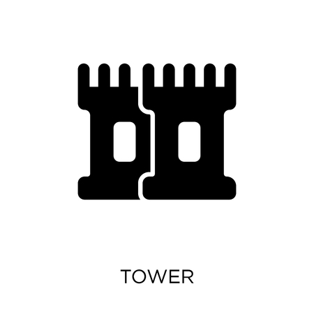 Vector of Tower icon. Tower symbol - ID:1-111535550 - Royalty Free ...