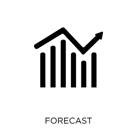 Ilustración del Forecast icon. Forecast symbol - ID:112091641 - Imagen ...