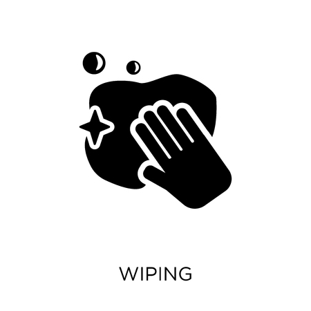 Vector of Wiping icon. Wiping symbol - ID:1-111357815 - Royalty Free ...