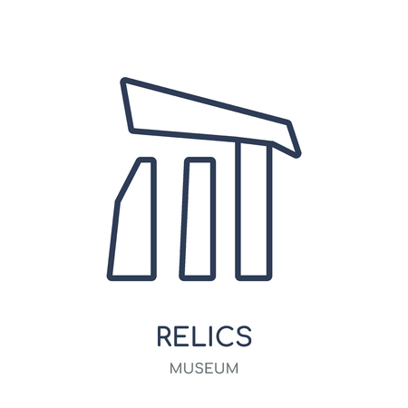 Vector of Relics icon. Relics linear - ID:1-111820817 - Royalty Free ...