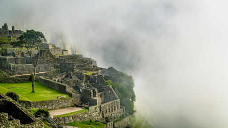 Inca Village in the mountains Peru South America. Very much one of the ...