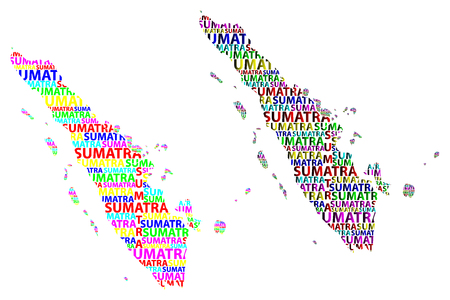 Vector of Sketch Sumatra letter text - ID:1-119781948 - Royalty Free ...