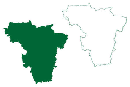 Vector of Cachar district (Assam State, - ID:164398056 - Royalty Free ...