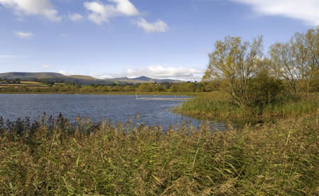 llangorse lake llangors powys brecon beacons national park wales ukの写真 ...